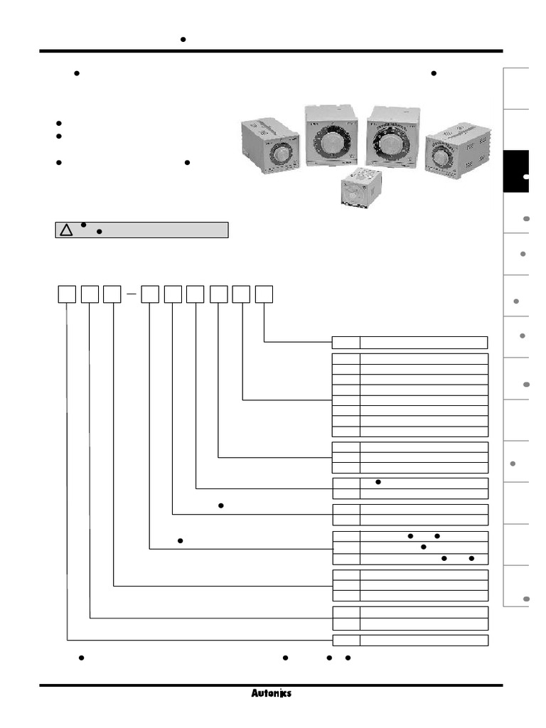 Dial Setting /deviation Setting Type: Analog and Non Indication Type ...