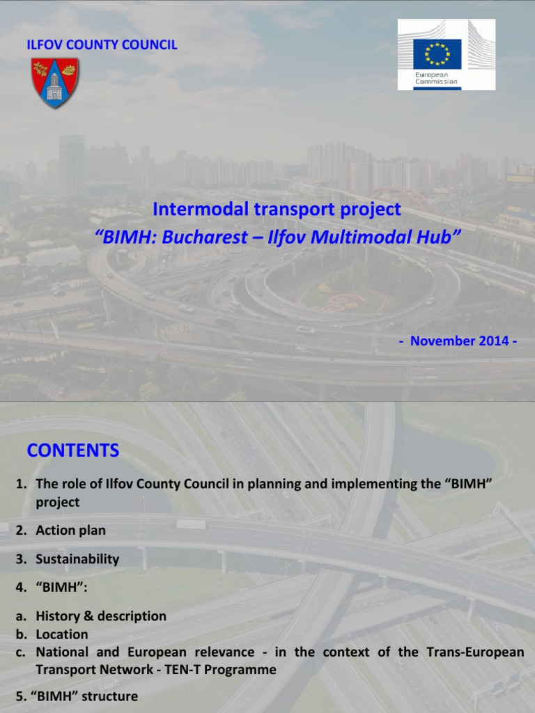 Multimodal Hub Ilfov | PDF | Cargo | Transport