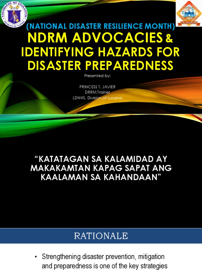 National Disaster Resilience Month 2025 | PDF | Emergency Management ...