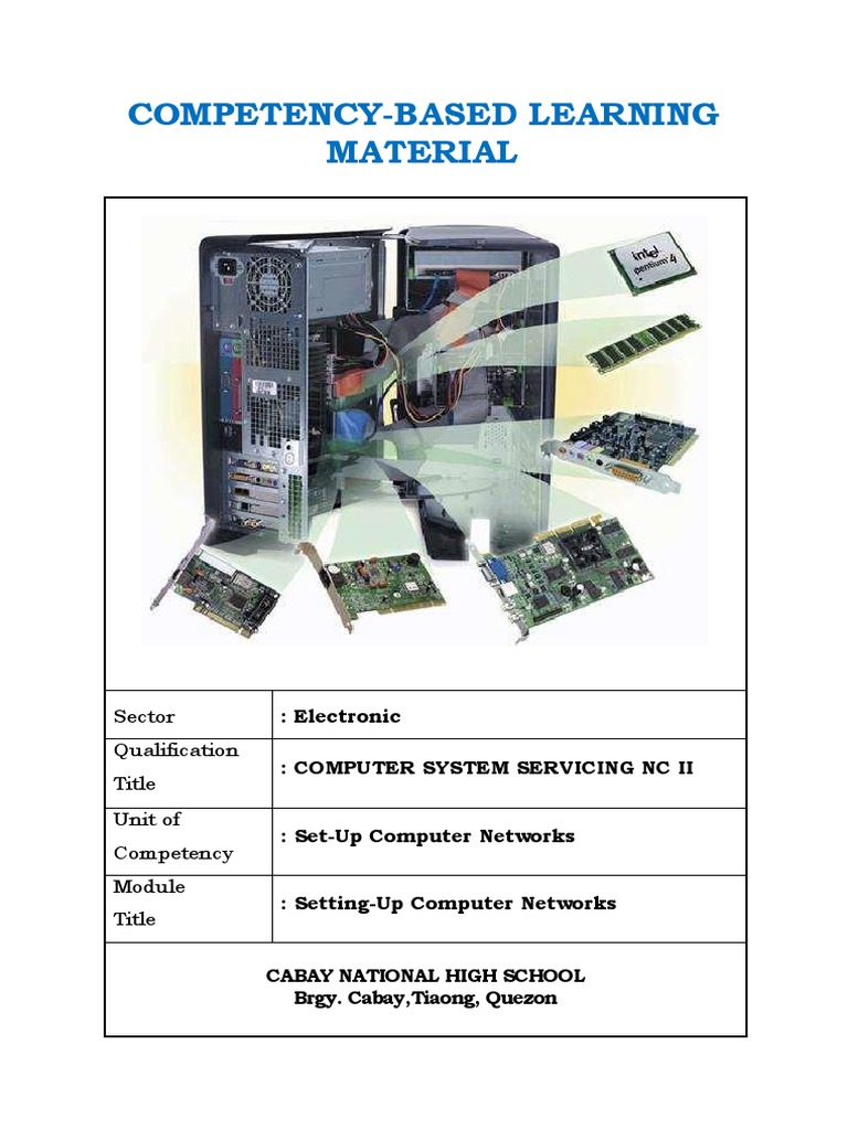 Competency-Based Learning Material: Sector Qualification Title Unit of ...