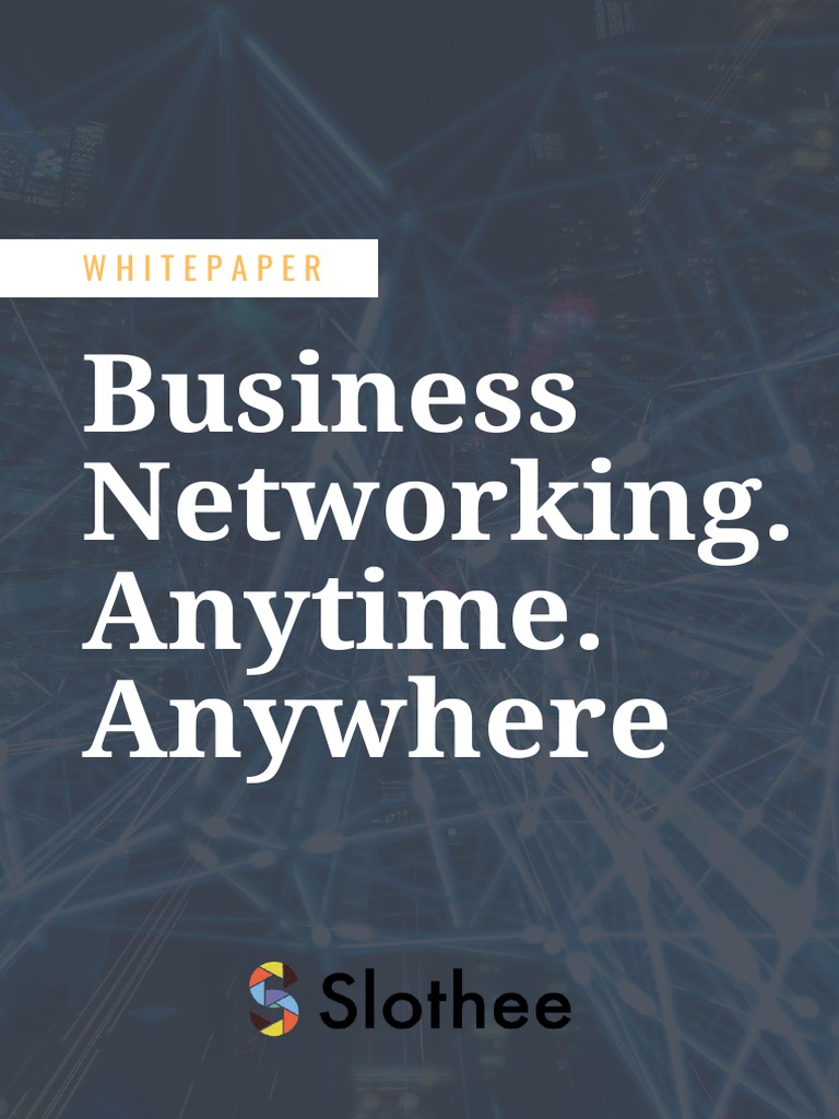 Slothee White Paper | PDF | Application Programming Interface | Computer Network