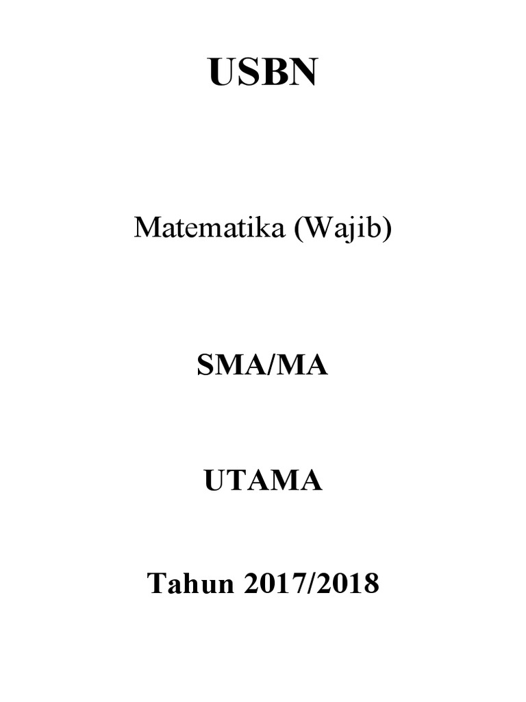 Usbn | PDF | Metode & Bahan Ajar