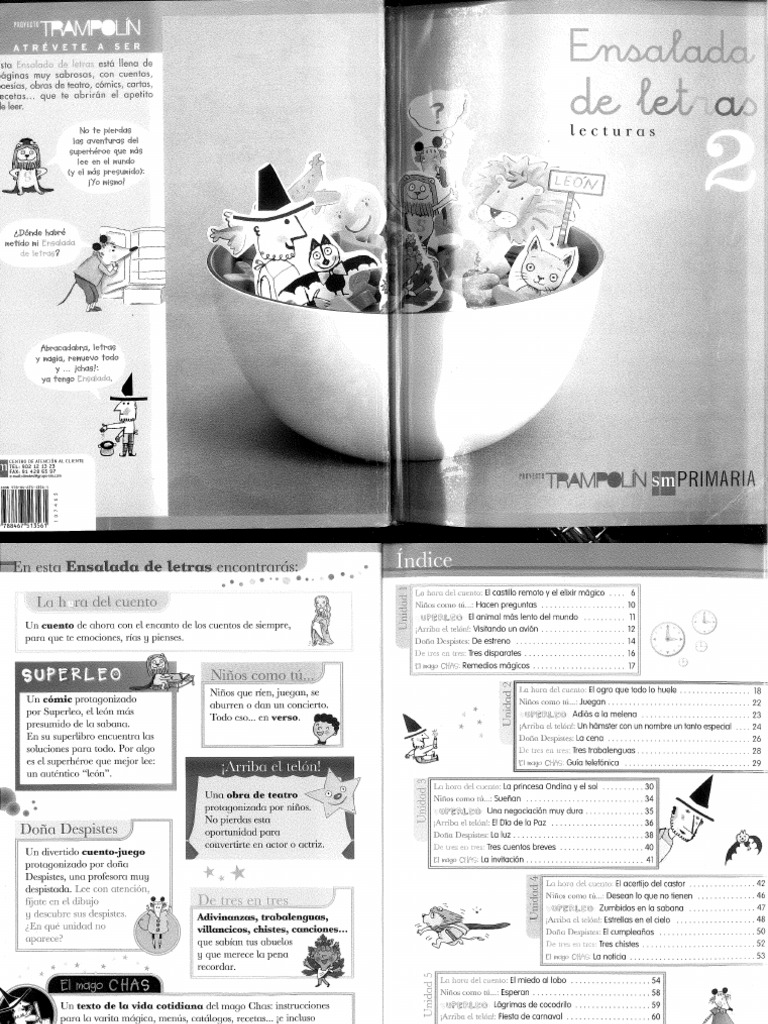 Ensalada de Letras 2-Parte 1 - SM | PDF