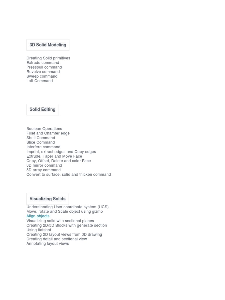 3D Solid Modeling | PDF