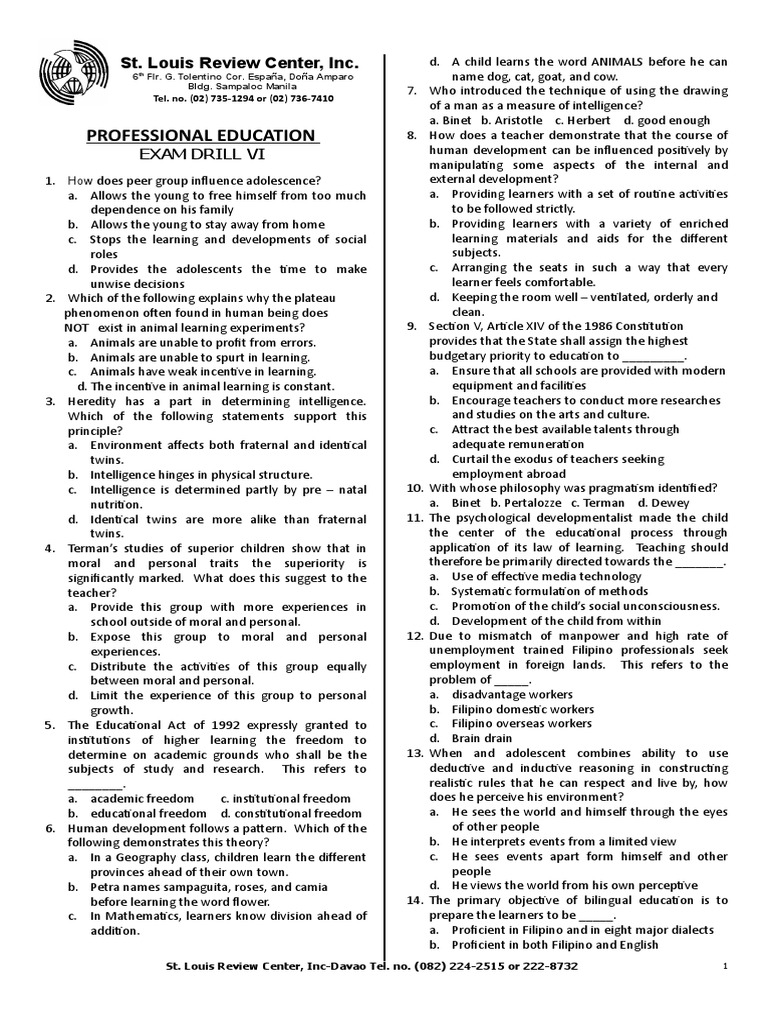 320170643-LET-Reviewer-2016-Professional-Education.doc | Teachers ...