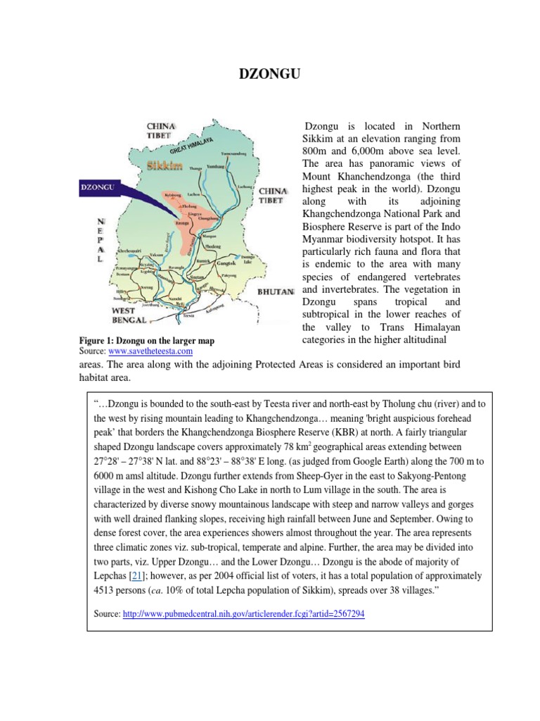 Sikkim CaseStudy Dzongu | Download Free PDF | Conservation | Nature