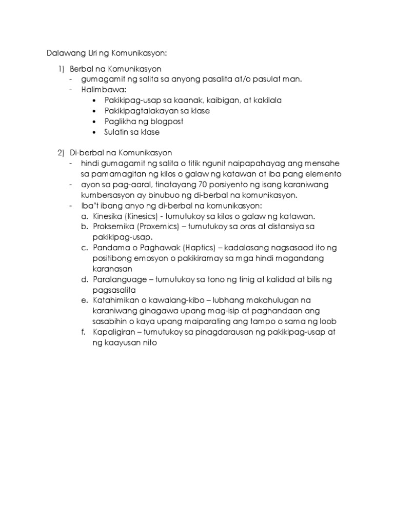 Berbal at Di-Berbal | PDF