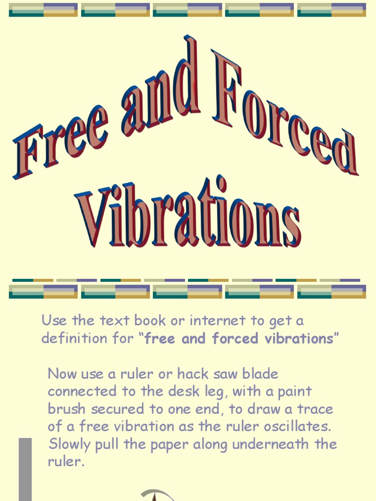 4.7 Free and Forced Vibrations | PDF | Resonance | Pendulum