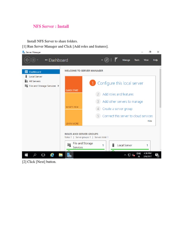 10 - NFS Server | PDF | Server (Computing) | Operating System