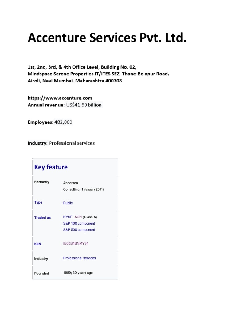 24 July Accenture Services PVT | Download Free PDF | Accenture | Cloud ...
