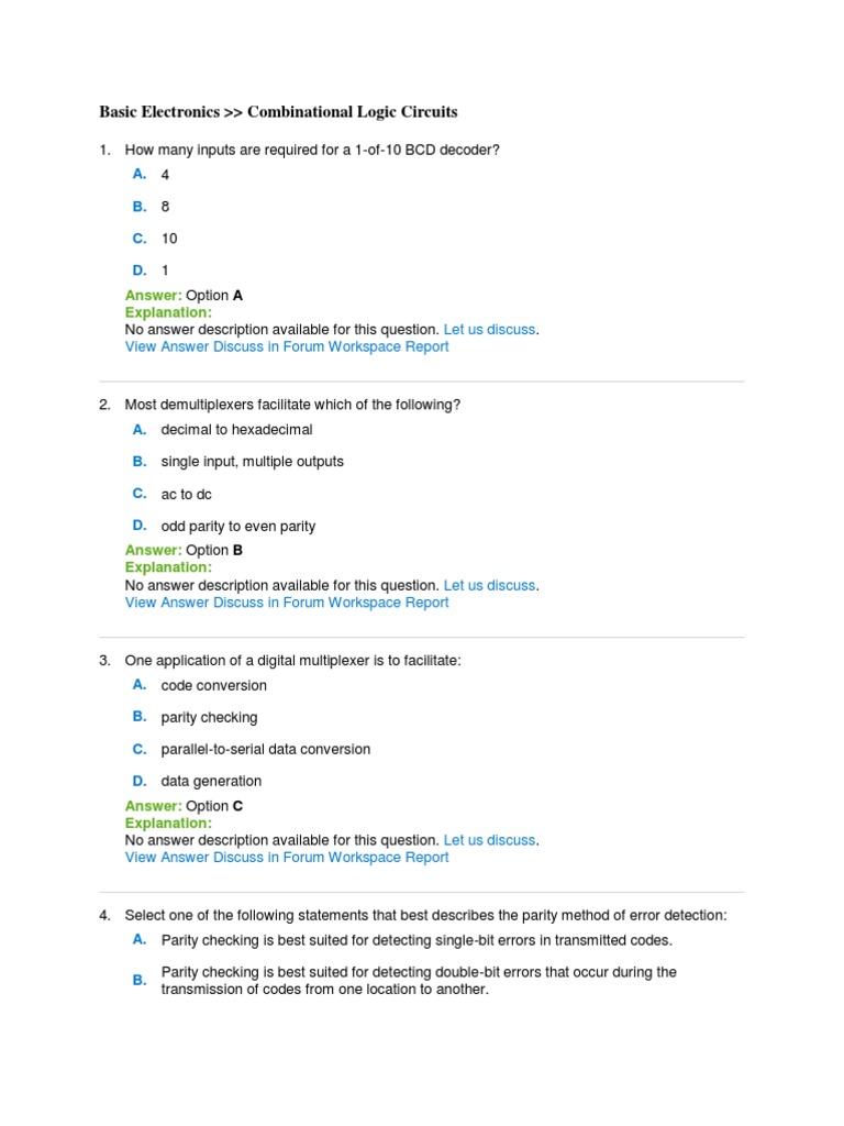 Combinational Logic Circuits 1 | PDF | Error Detection And Correction | Electronic Engineering