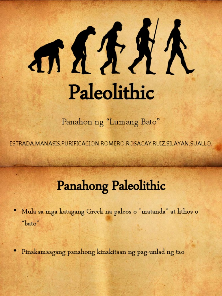 2 Panahon NG Paleolitiko | PDF