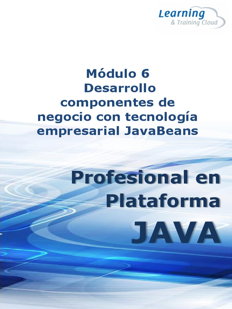 PDF M6 Java PDF | PDF | Enterprise Java Beans | Páginas del servidor Java