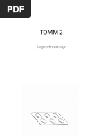 Test TOMM: Evaluación de Simulación Memoria | PDF | Simulación | Memoria