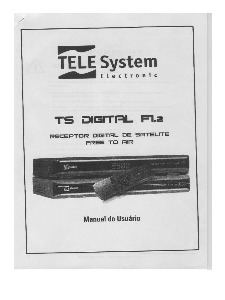 Manual Telesystem F1.2 PDF | PDF