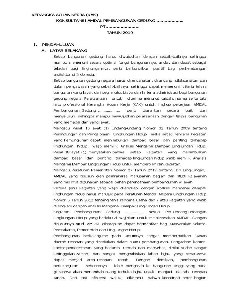 Kak Amdal Ged. .............. | PDF