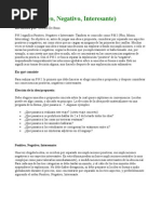 Plantilla PNI para Análisis Creativo | PDF