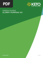 Slurry Piping System Design Guidelines | PDF | Rheology | Pump