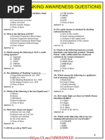 General Banking Awareness | PDF | Cost Of Living | Banks