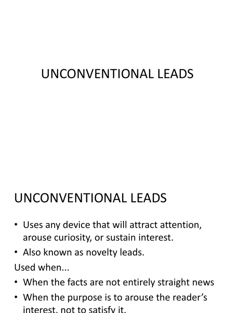Leads | PDF