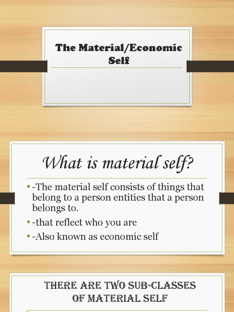 The Material Self | PDF