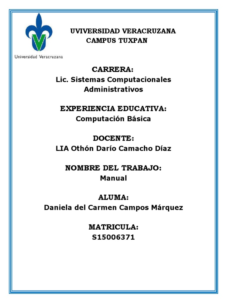 Manual de Computacion Basica | PDF | Hardware de la computadora | Sistema operativo