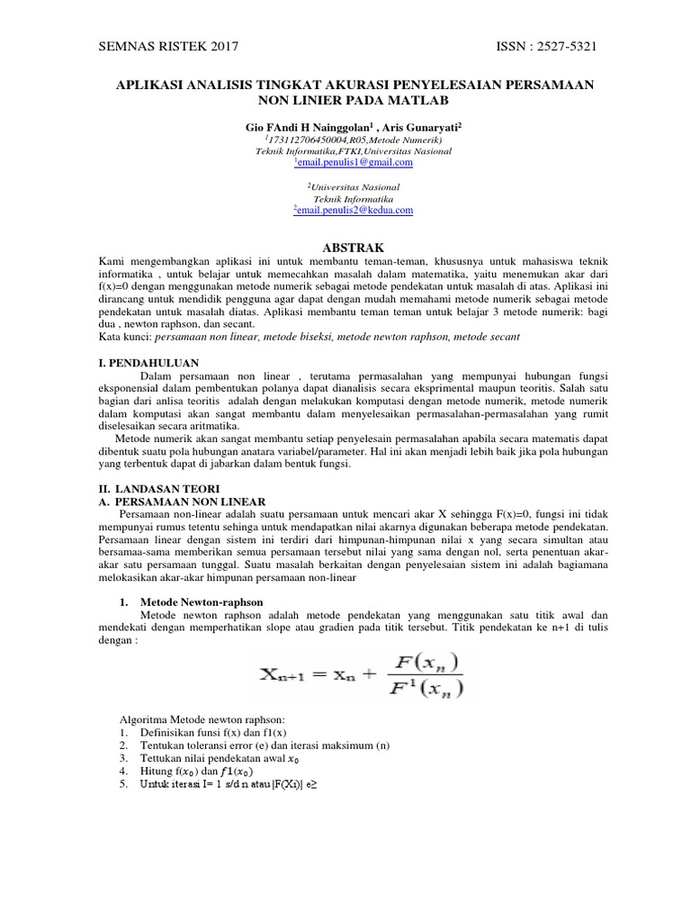 Uts Metode Numerik | PDF