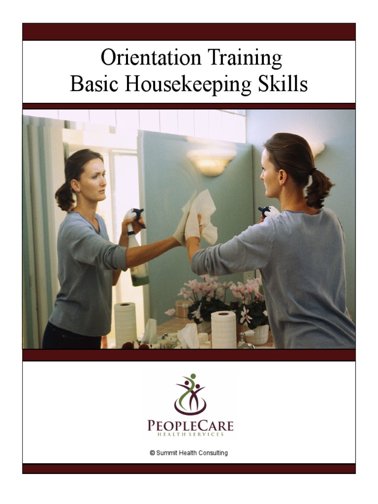 Basic Housekeeping Skills | PDF | Dishwasher | Housekeeping