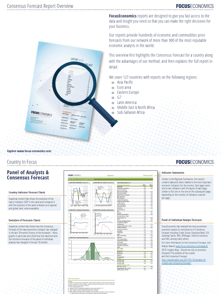 Focuseconomics Reports Are Designed To Give You Fast Access To The ...