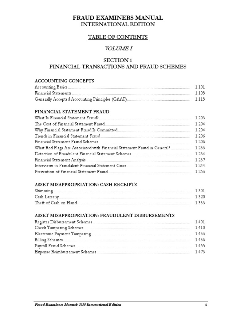 2018 International Fraud Examiners Manual | PDF | Fraud | Identity Theft