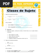 Actividades Completas Sujeto Tacito Expreso | PDF