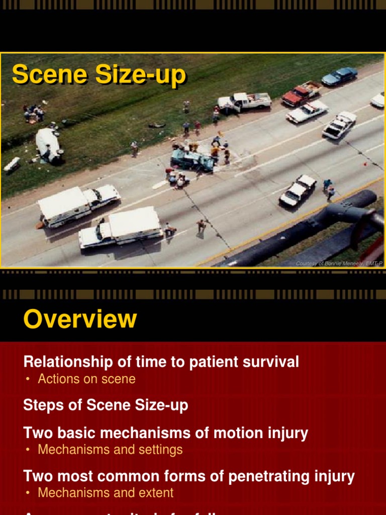 Scene Size-Up: Courtesy of Bonnie Meneely, EMT-P | Descargar gratis PDF ...