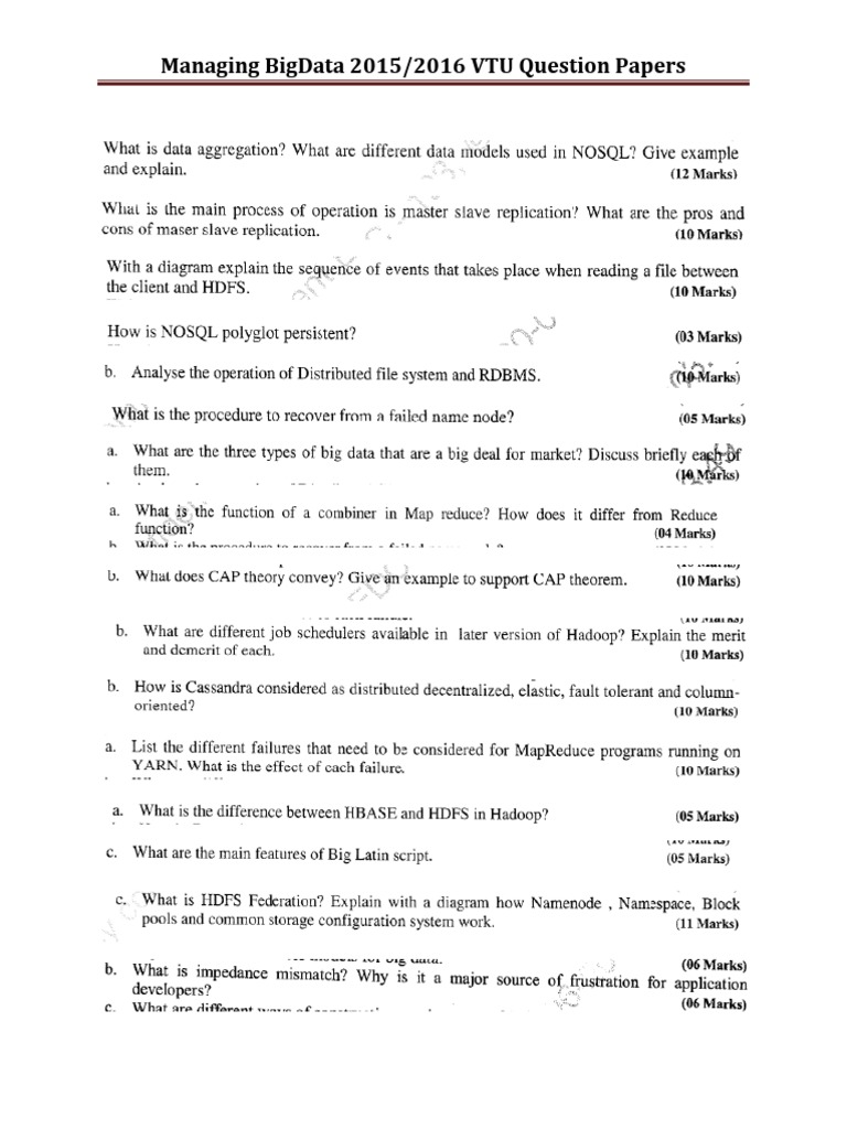 BigData Questions | PDF
