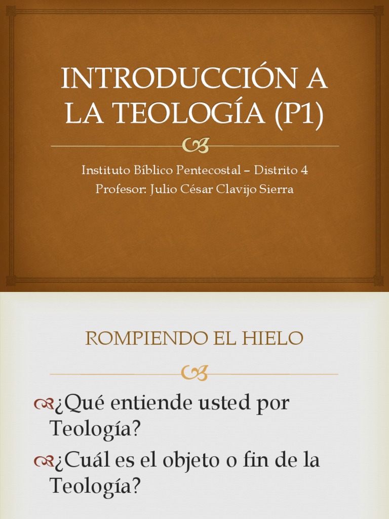 Introducción a la Teología y sus Ramas | PDF | Divinidad (disciplina ...