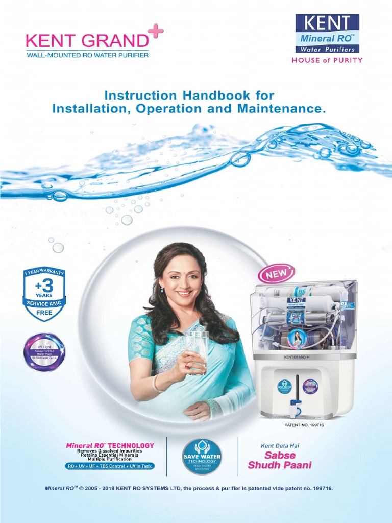 Kent Grand Plus User Manual New PDF | PDF