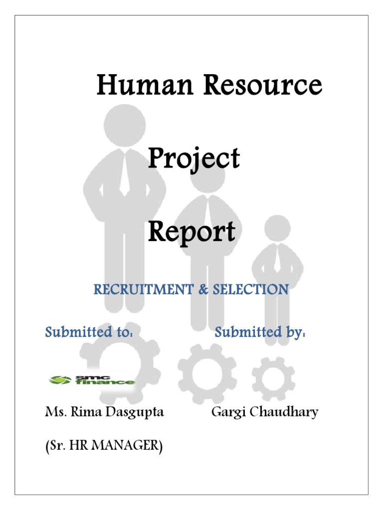 Human Resource PROJECT FILE | PDF | Human Resource Management | Recruitment