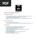 SAA Script for Toastmasters Meeting | PDF | Career & Growth | Language ...