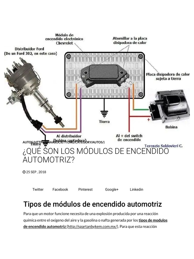 ¿Qué Son Los Módulos de Encendido Automotriz - Gnaasociety | PDF ...