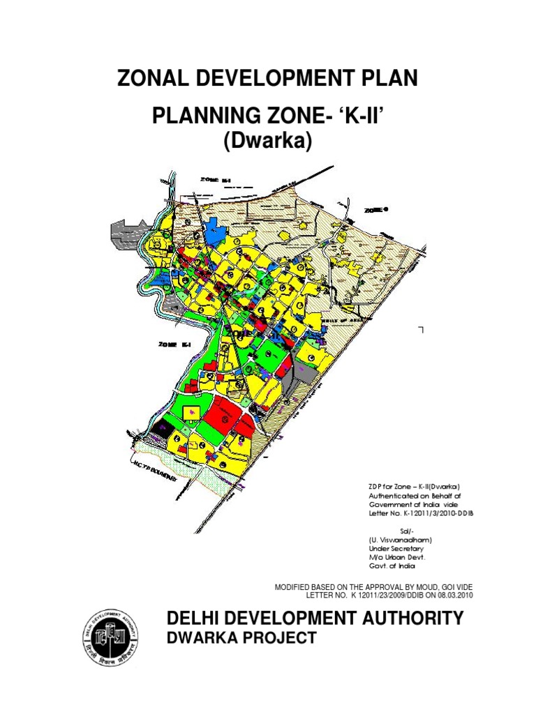 Zonal Development Plan for Dwarka K-II | PDF | Sanitary Sewer | Sewage ...