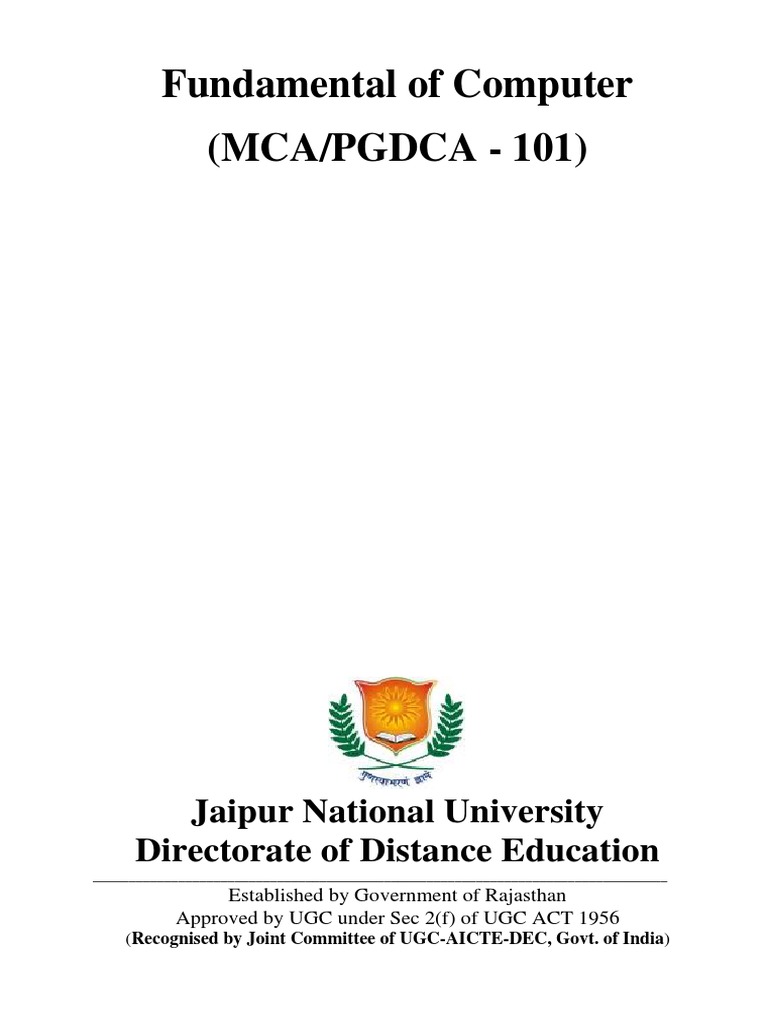 PGDCA | PDF | Integrated Circuit | Laptop