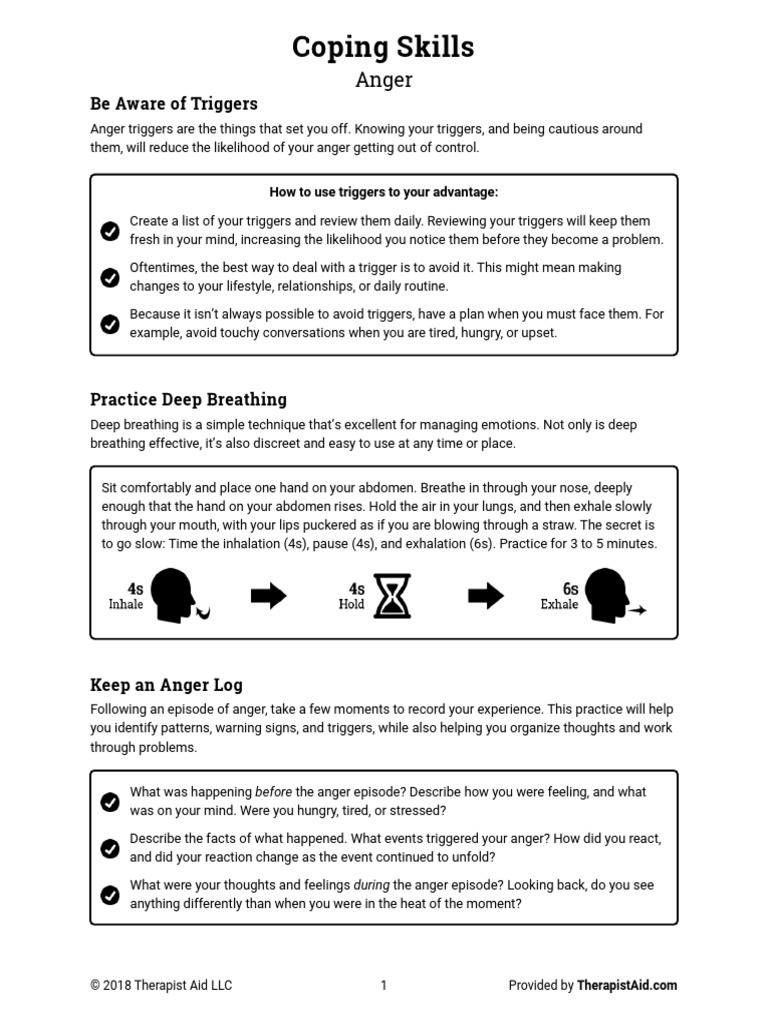 Coping Skills | PDF | Breathing | Coping (Psychology)