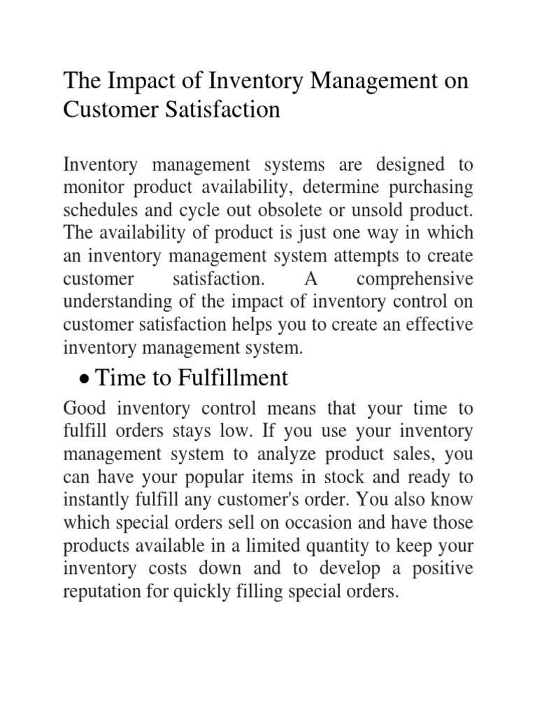 Inventory Management On Cs | PDF | Warehouse | Inventory