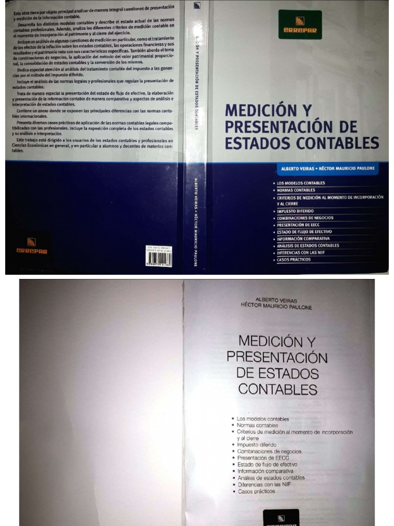 Medición y Presentación de Los Estados Contables | PDF