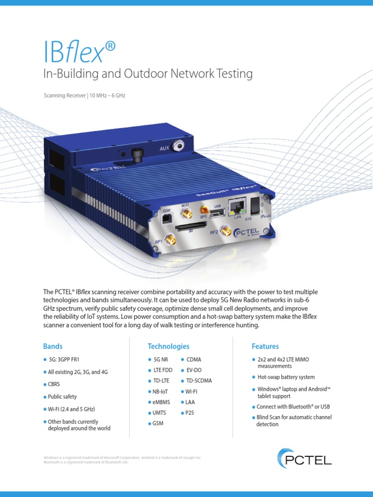 IBflex Brochure RevH Web 1 PDF | PDF | Wi Fi | Ieee 802.11
