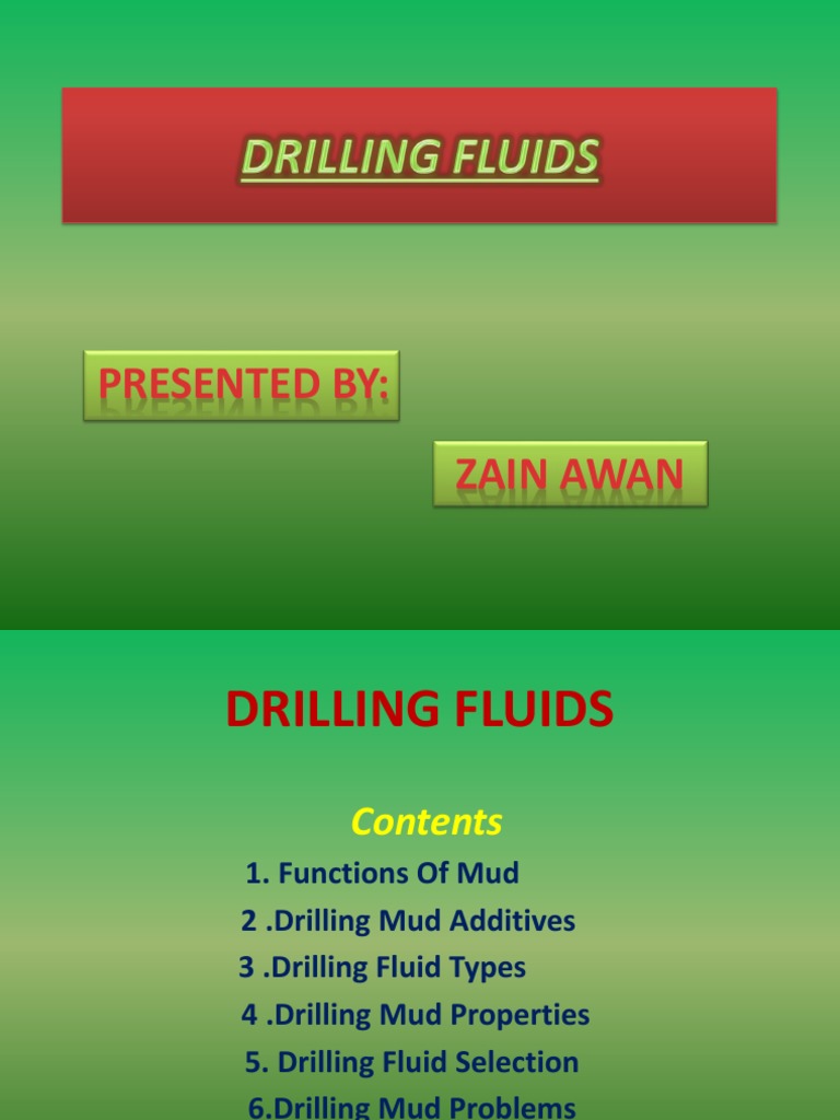 Drilling Fluid | PDF | Blowout (Well Drilling) | Viscosity