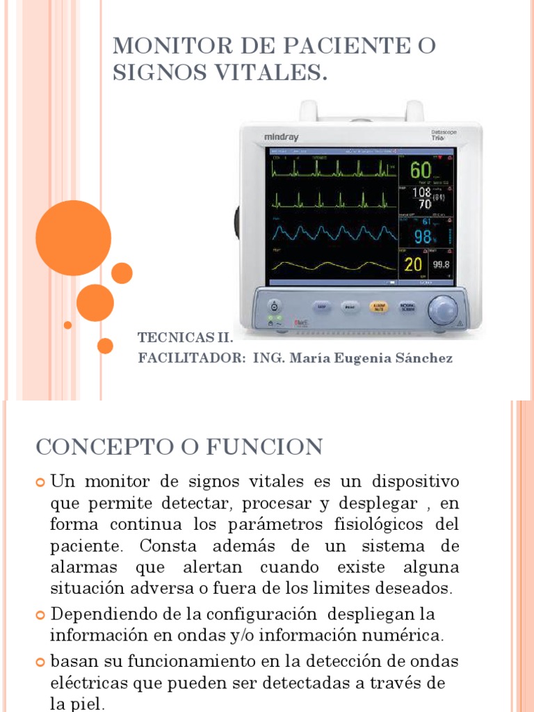 Expo Monitor | PDF | Presión sanguínea | Electrocardiografia