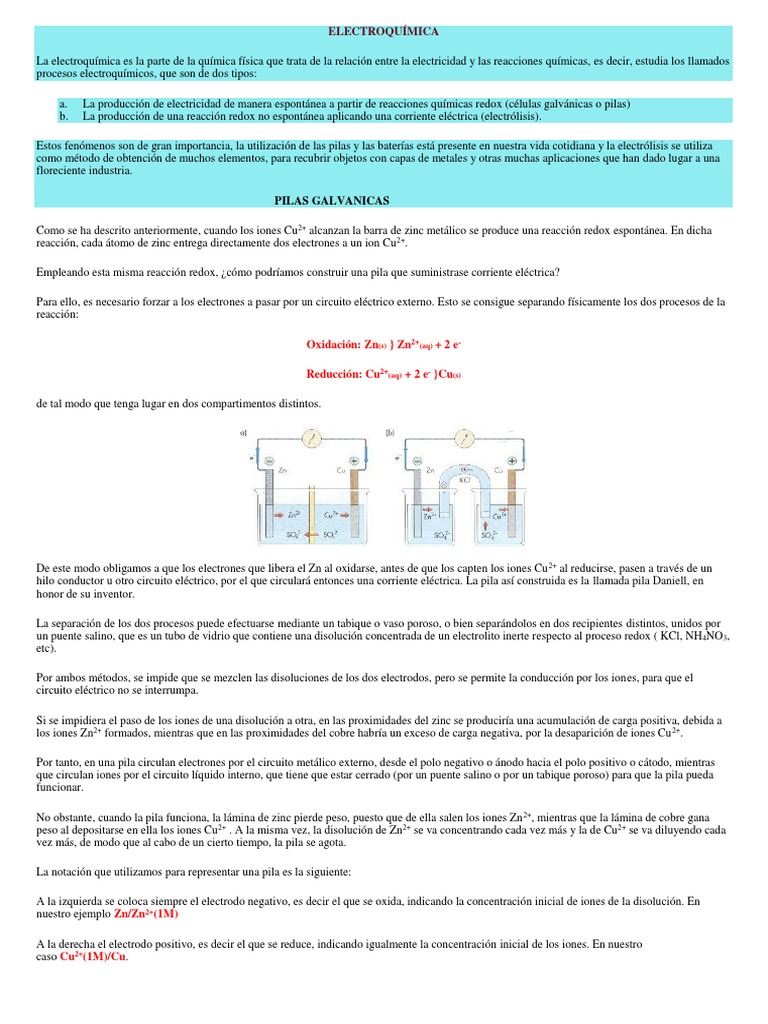 ELECTROQUÍMICA | PDF | Redox | Corrosión