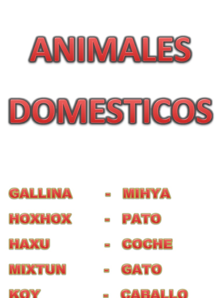Animales Domesticos Xincas | PDF