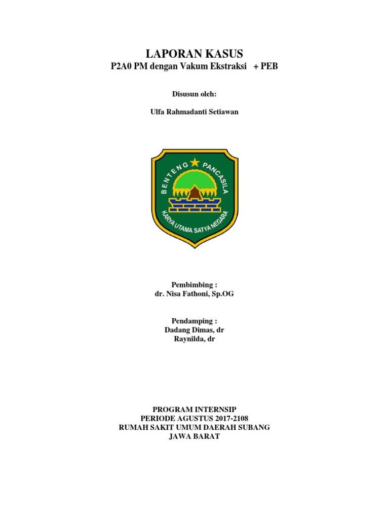 Laporan Kasus PEB | PDF