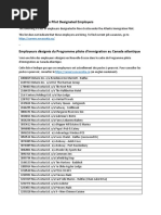 Nova Scotia AIP Designated Employers List | PDF | Nova Scotia ...